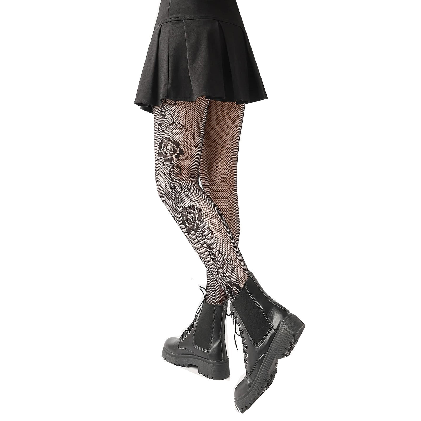 Ploknplq Stockings,Garter Belt and Thigh Highs Set,Fishnet Tights ...