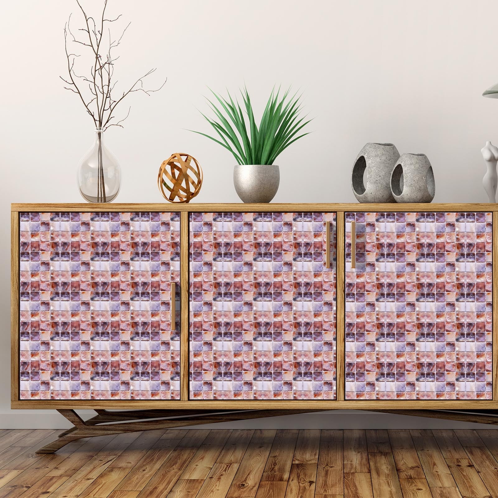 Ploknplq Wall Stickers Home Decor Tile Stickers Self Adhesive Membrane ...