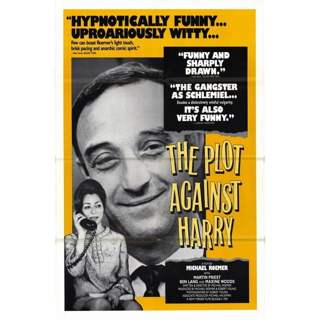 Plot Against Harry - movie POSTER (Style A) (11" x 17") (1969 ...
