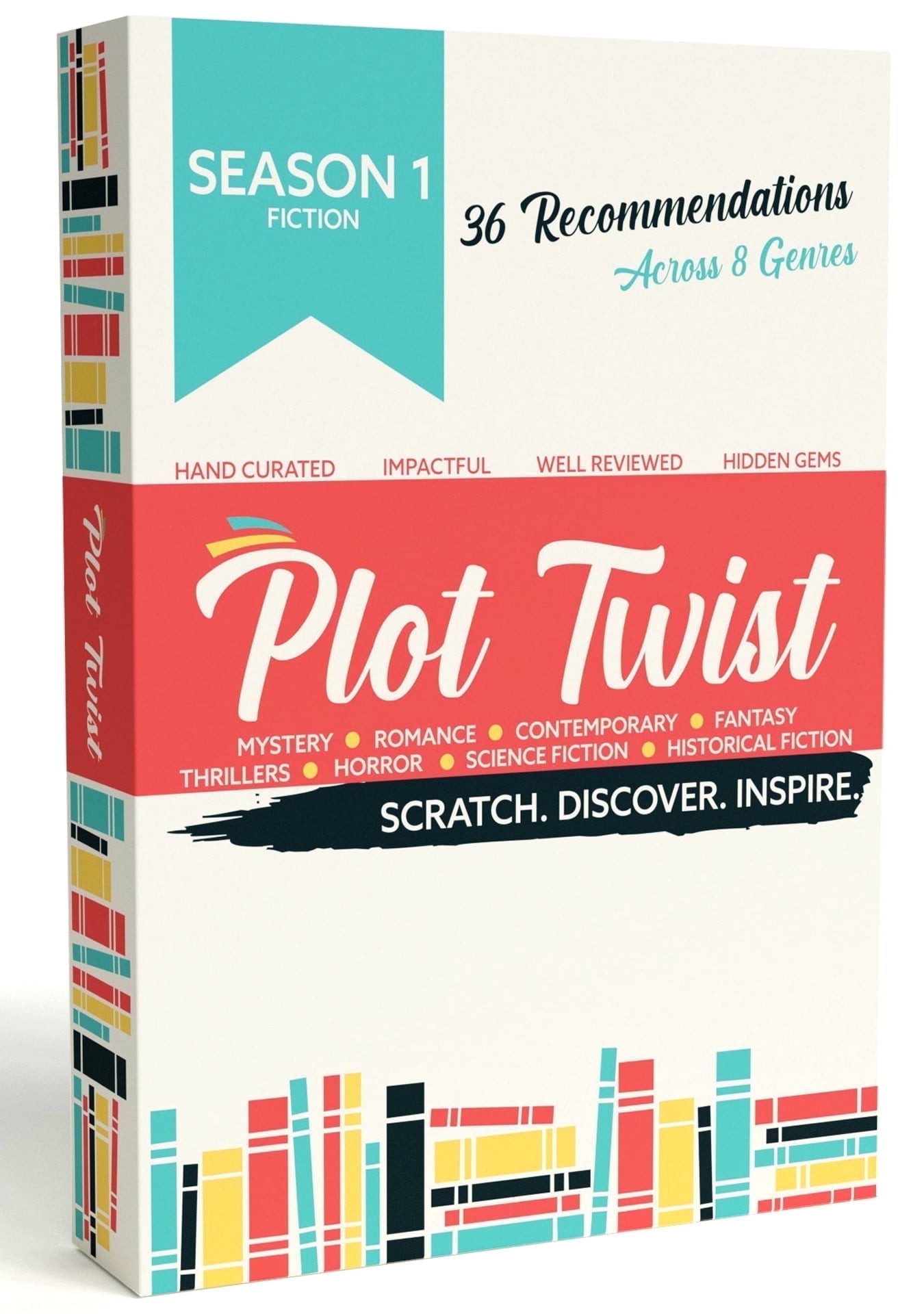 Plot Twist Season 1: 36 Scratch Off Book Recommendation Cards across 8 ...