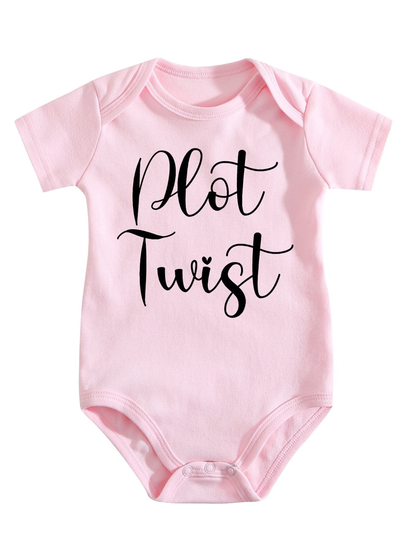 Plot Twist Baby Bodysuit - Funny Pregnancy Reveal Outfit - Coming Soon ...