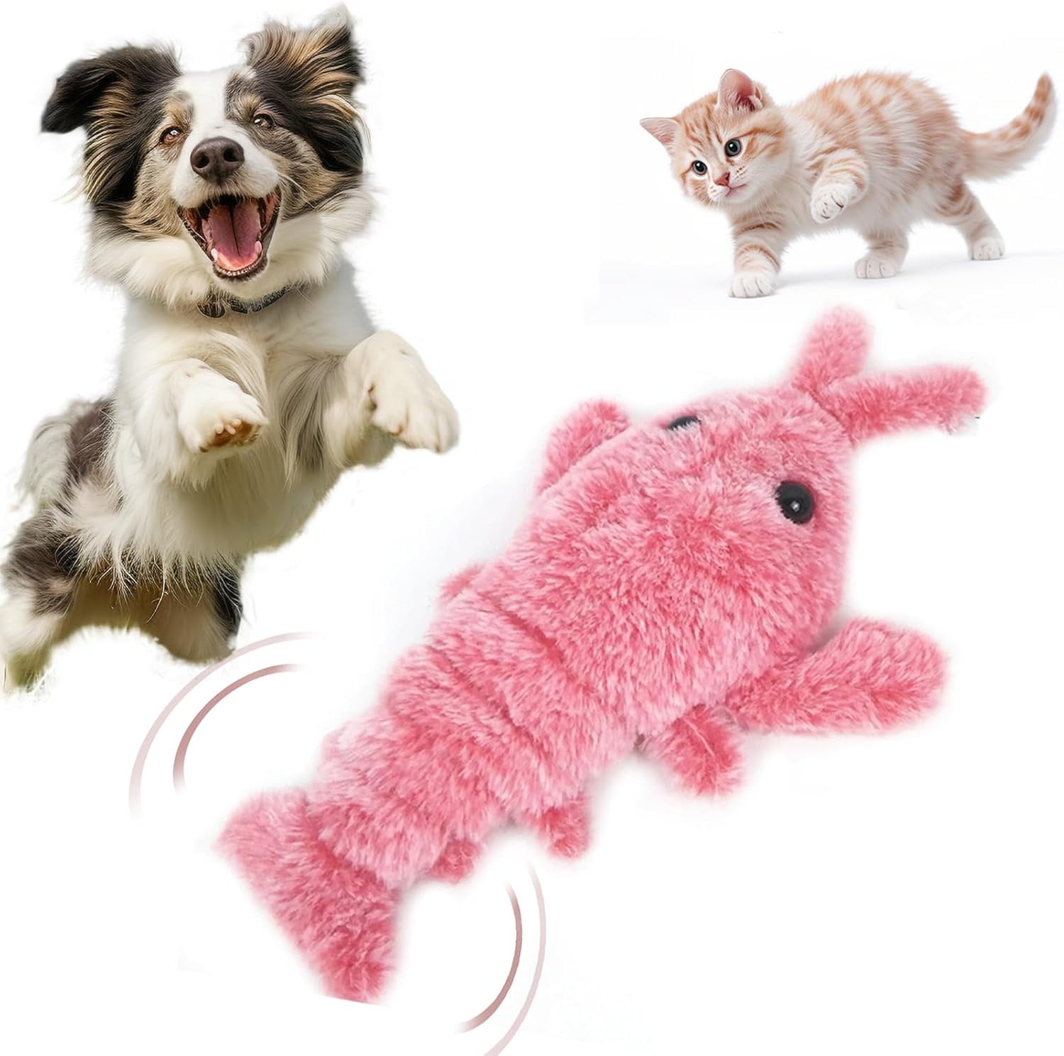 Plothuge Dog Toys - Floppy Lobster Interactive Dog Toy - Electric ...