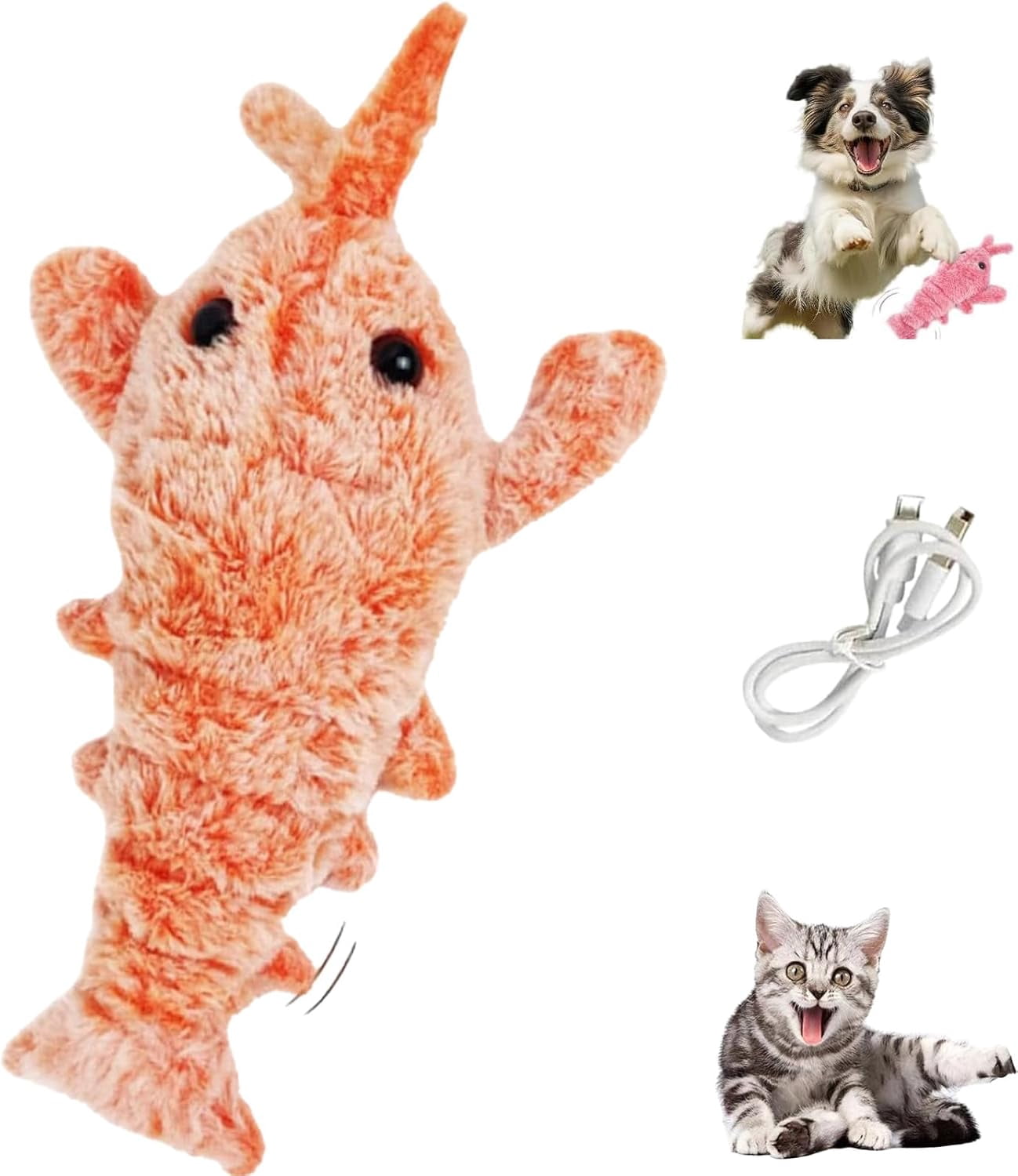 Plothuge Dog Toys, Plothuge Floppy Lobster Interactive Dog Toy, Lobster ...