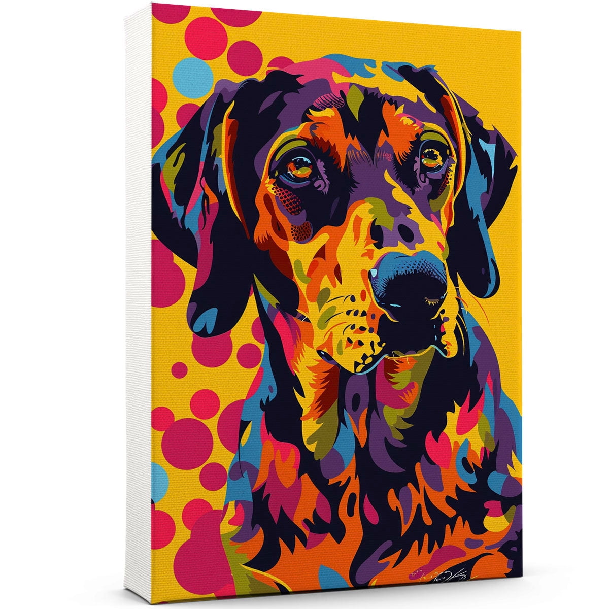 Plott Hound Dog Canvas Wall Art Poster Prints Colorful Pop Animal Art ...