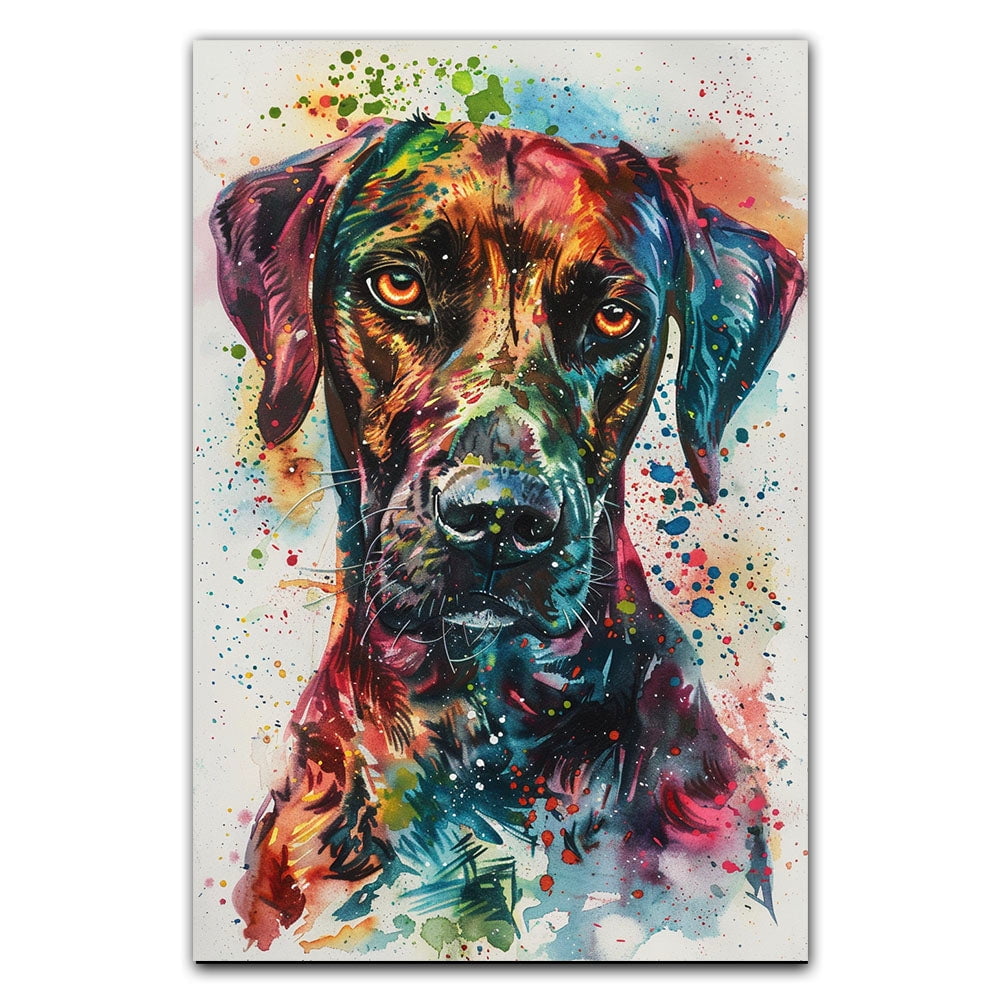 Plott Hound Dog Poster Wall Art for Bedroom Living Room Funny Graffiti ...