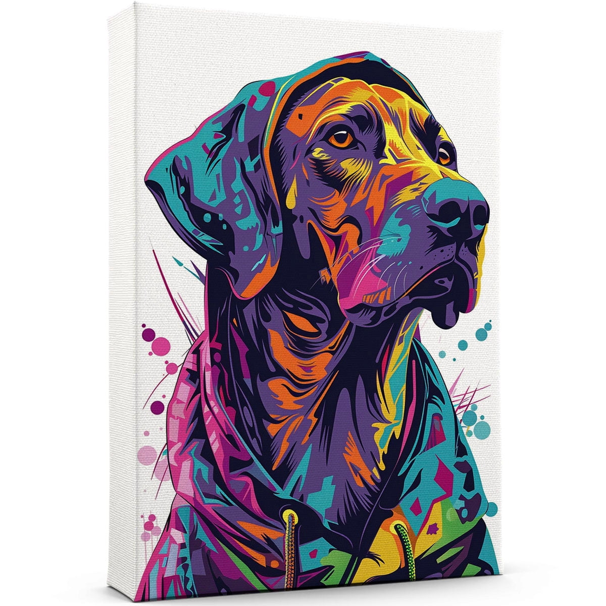 Plott Hound Dog Wall Art Cute Animal Decor for Kid's Bedroom, Home ...