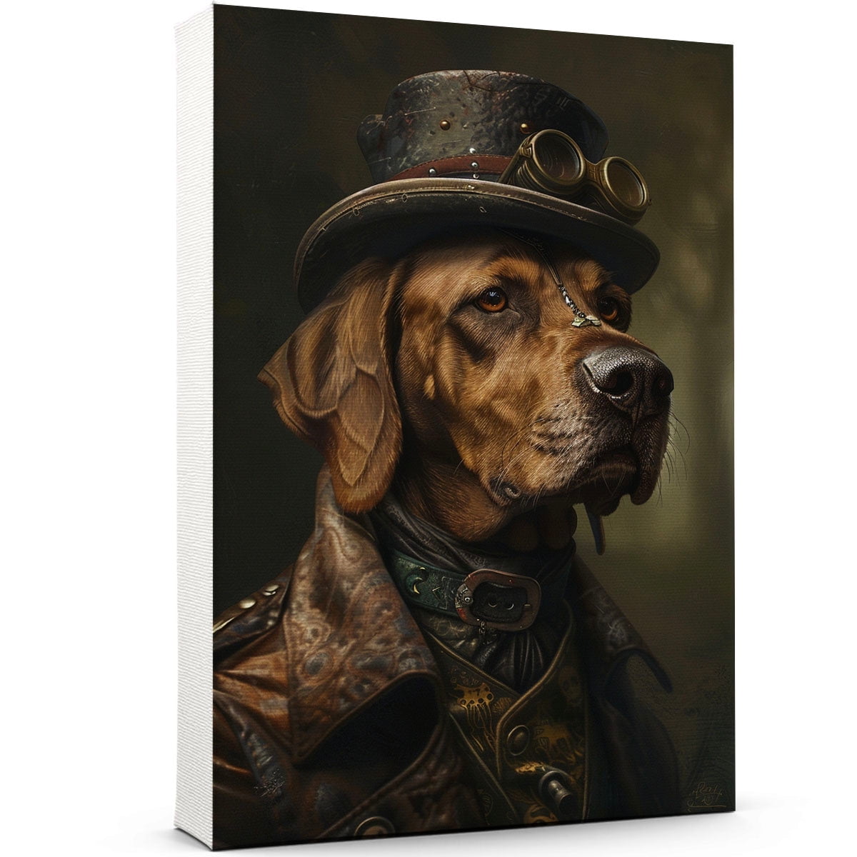 Plott Hound Wall Art Dog Canvas Paintting Wall Art Vintage Dog Poster ...
