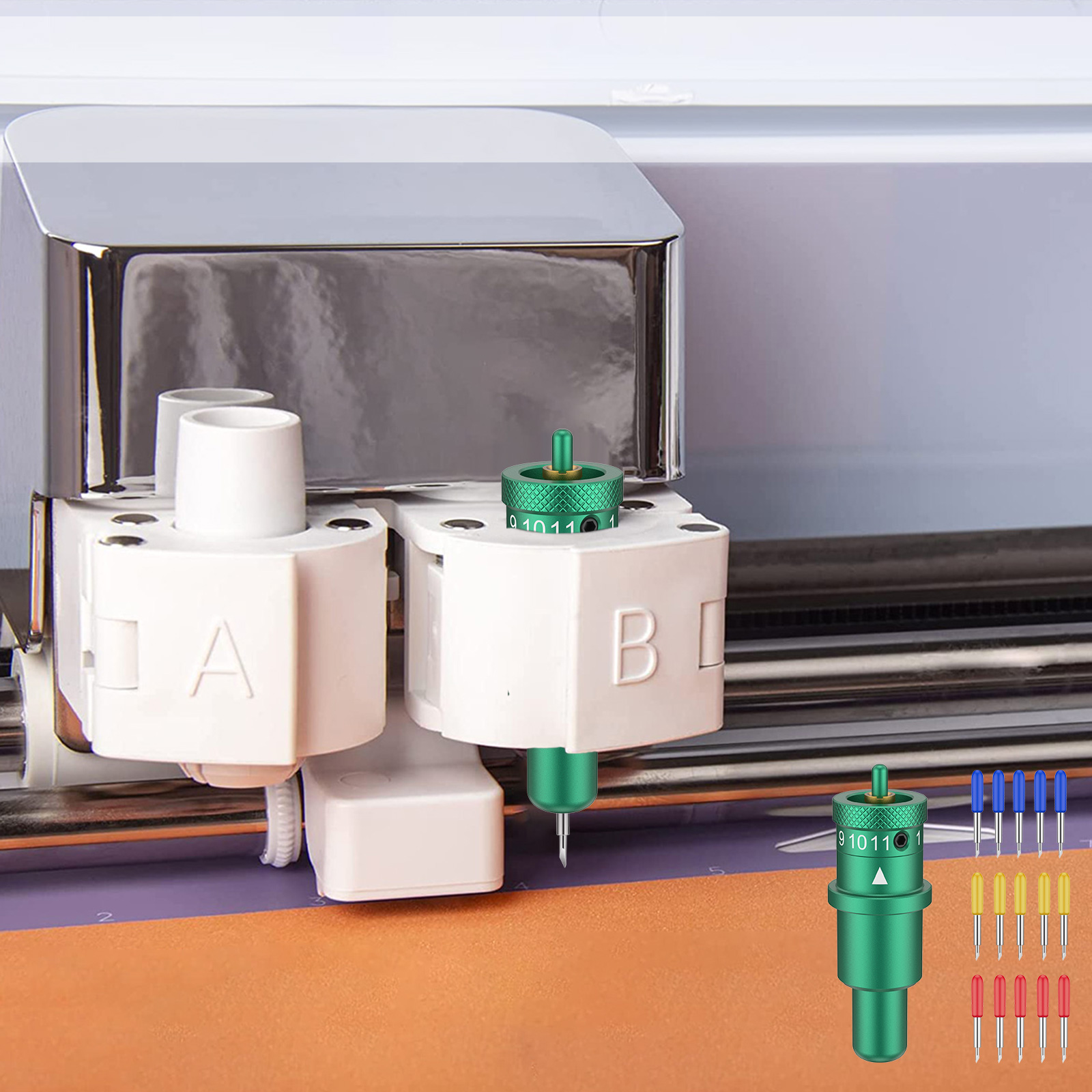 Plotter Blade Cutter Set Aluminum Alloy 30/45/60 Degree Plotter Blade ...