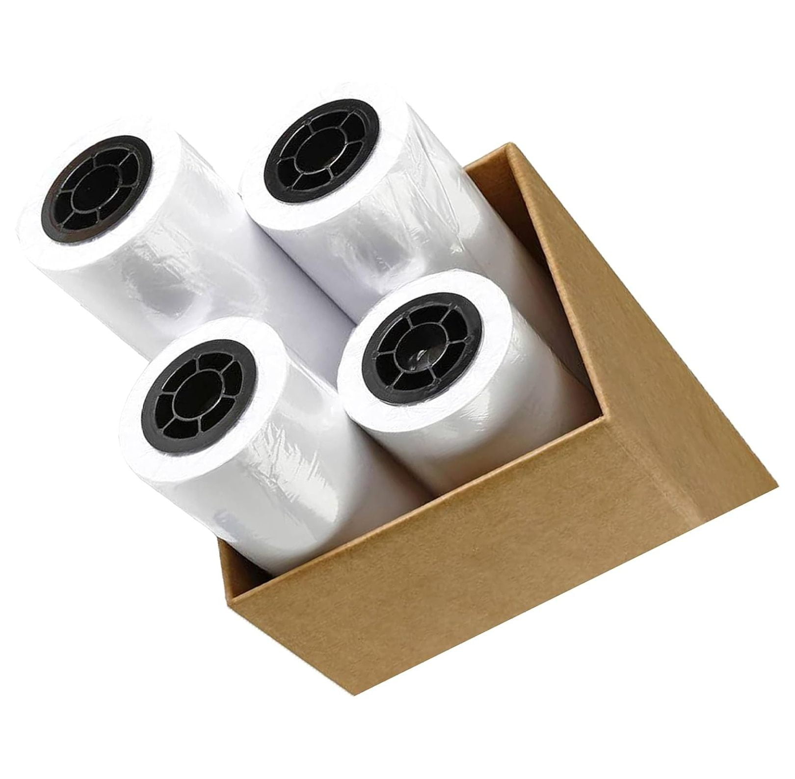 PlotterPaper CAD Paper Rolls 24’’ x 150’ (4 Pack) 20 lb. Uncoated 96 ...