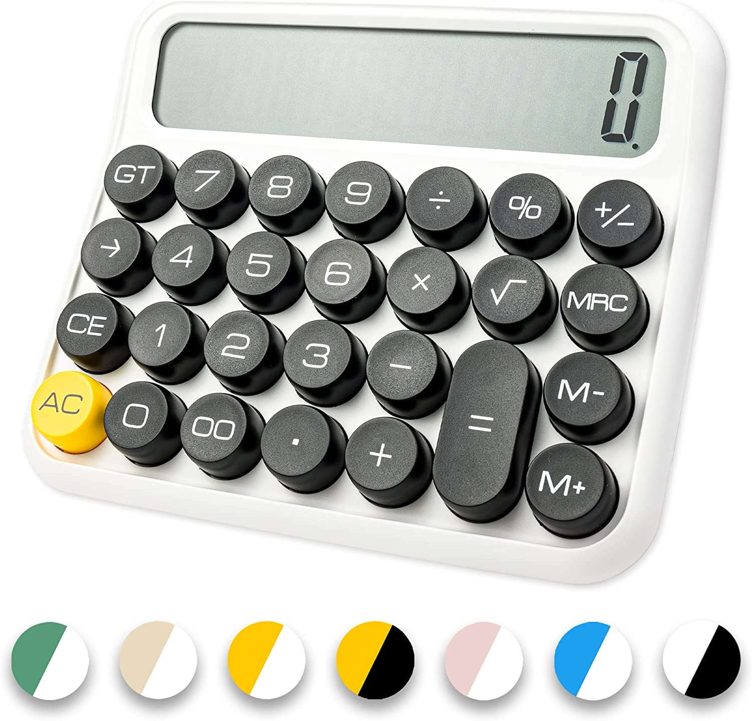 PloutoRich Desktop Standard Function Calculator, Calculator with 12 ...