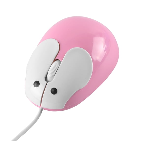 PloutoRich Wired Mouse, Cute Animal Rabbit Shaped Computer Mouse ...