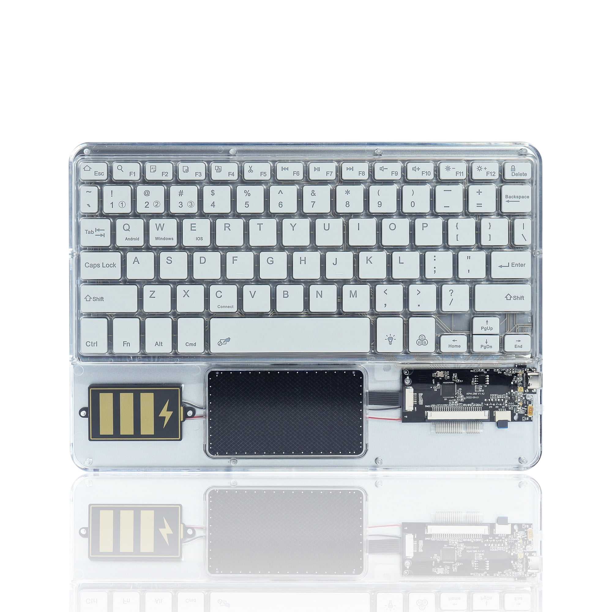 PloutoRich Wireless Keyboard, Backlit Wireless Bluetooth Keyboard with ...