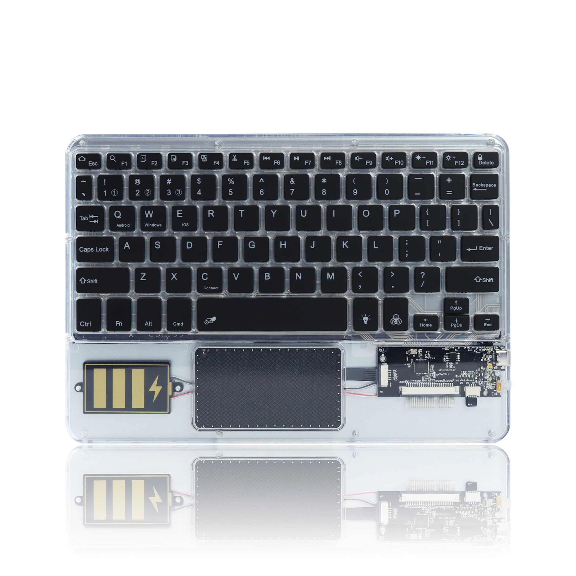 PloutoRich Wireless Keyboard, Backlit Wireless Bluetooth Keyboard with ...