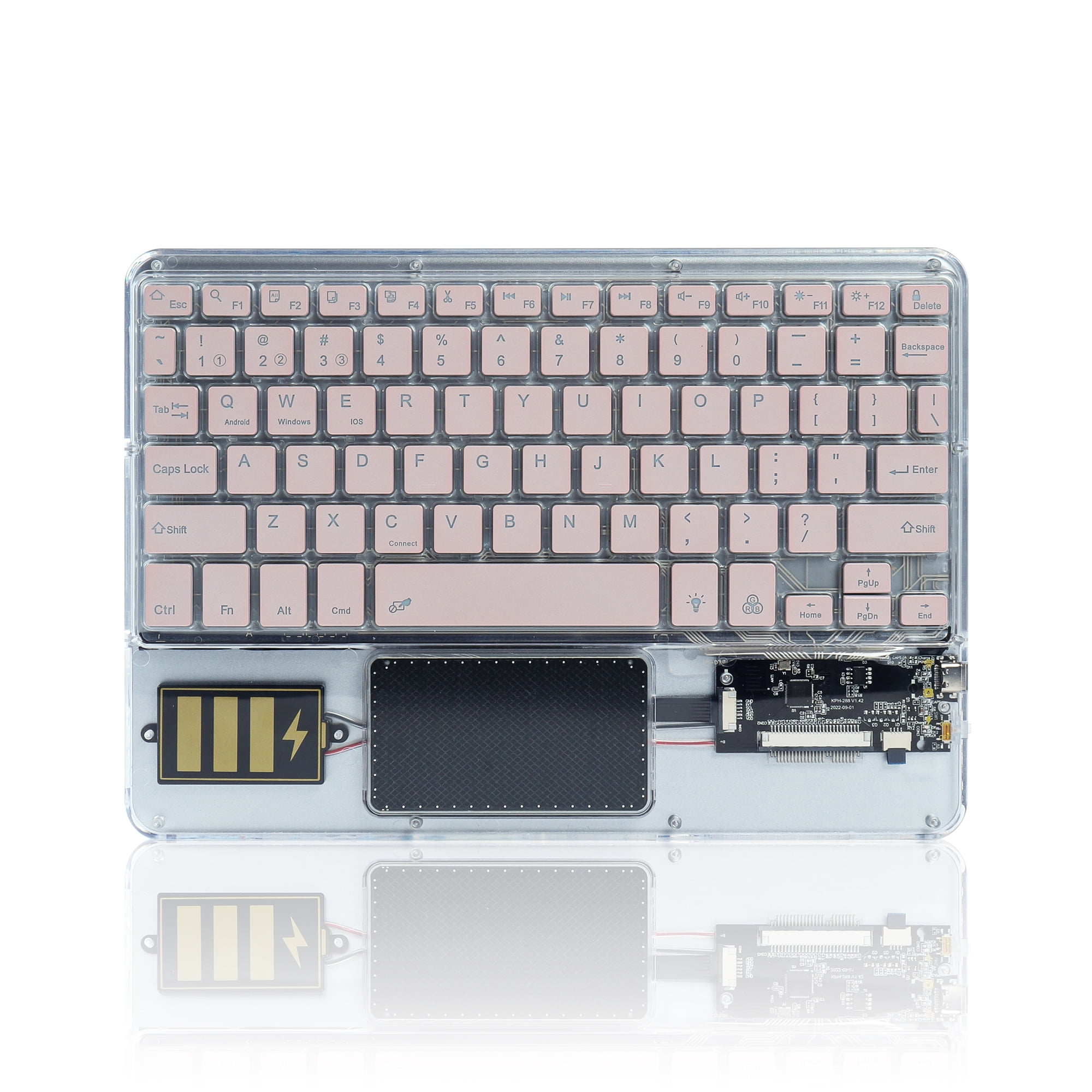 PloutoRich Wireless Keyboard, Backlit Wireless Bluetooth Keyboard with ...