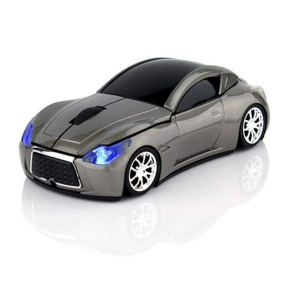 PloutoRich Wireless Mouse, 2.4GHz Car Shape Optical Mice, USB Receiver ...