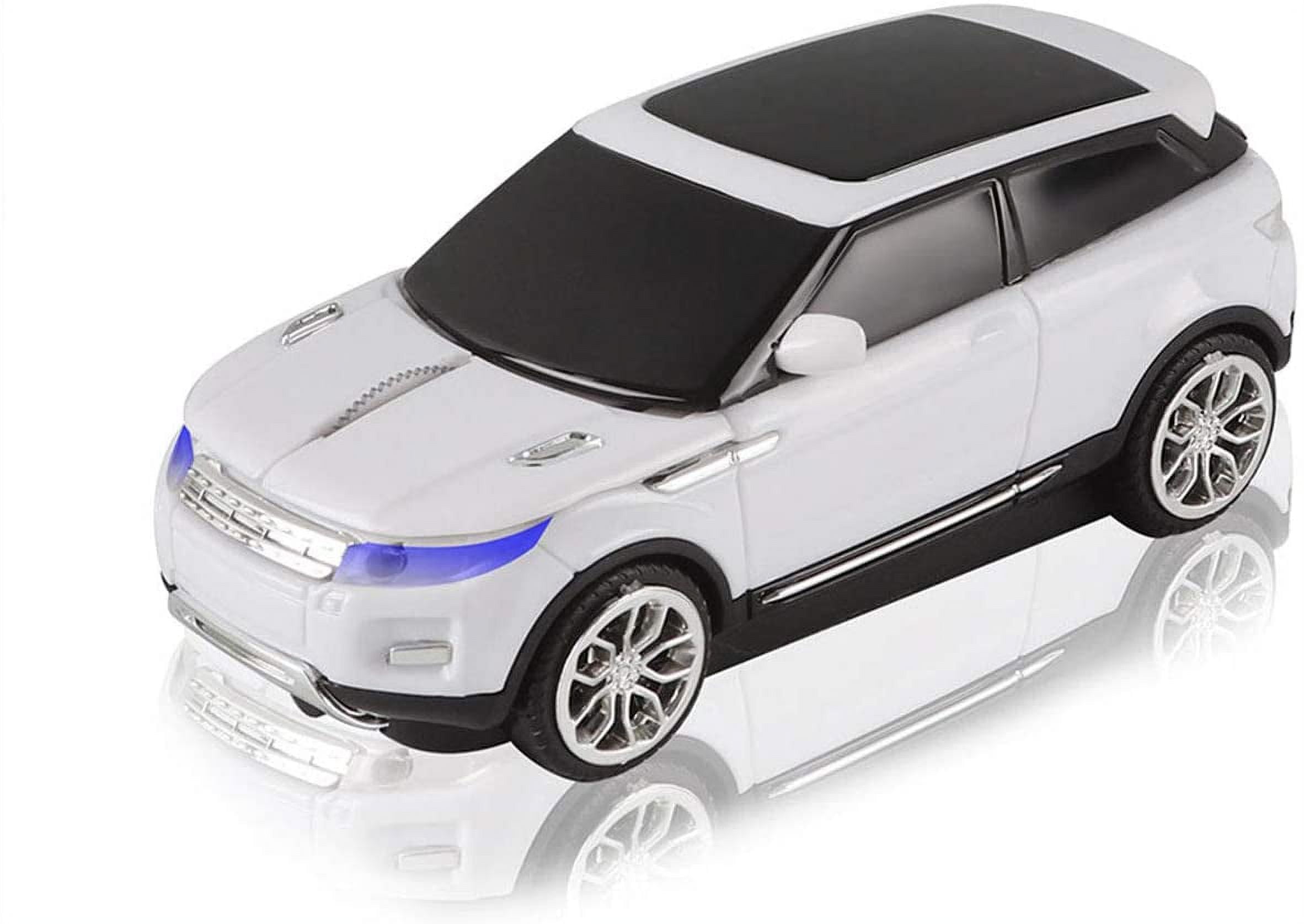 PloutoRich Wireless Mouse, 2.4GHz Car Shaped Wireless Mouse 1600 DPI ...