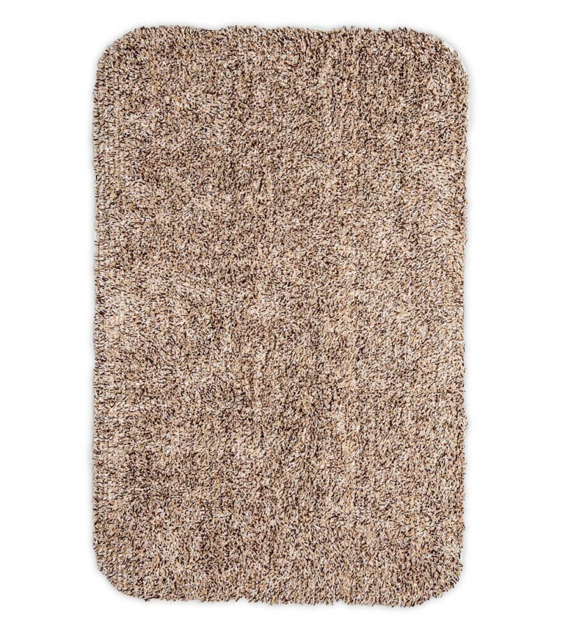 Plow & Hearth Large Microfiber Mud Rug With Non-Skid Backing, 29" x 39 ...