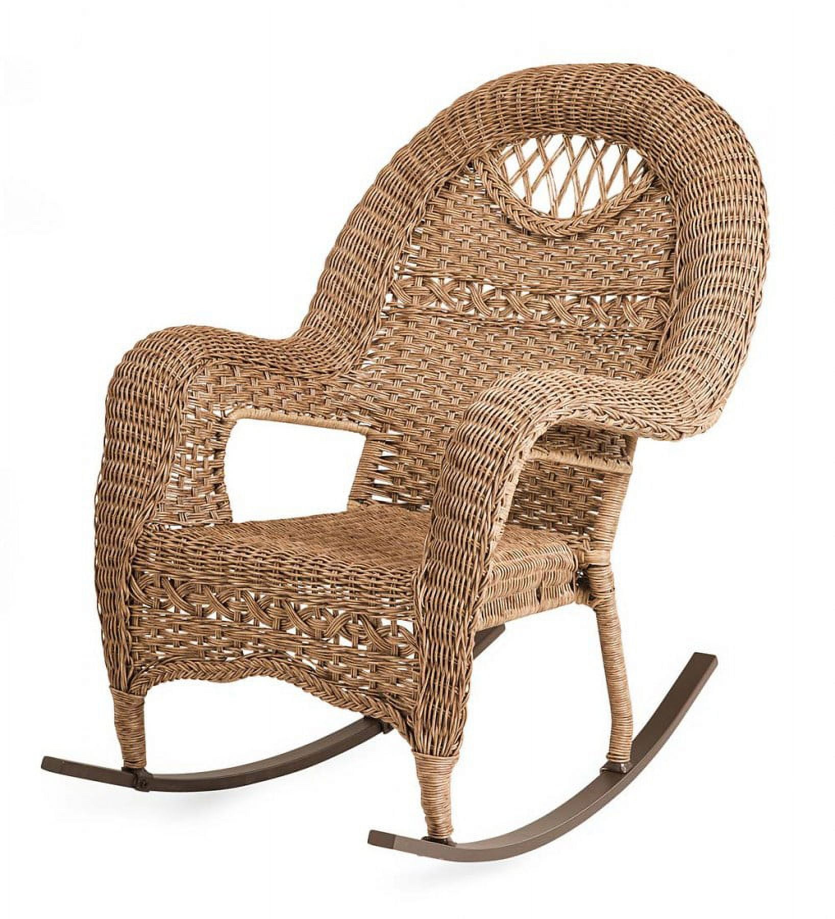 Plow & Hearth Prospect Hill Wicker Rocker - Walmart.com