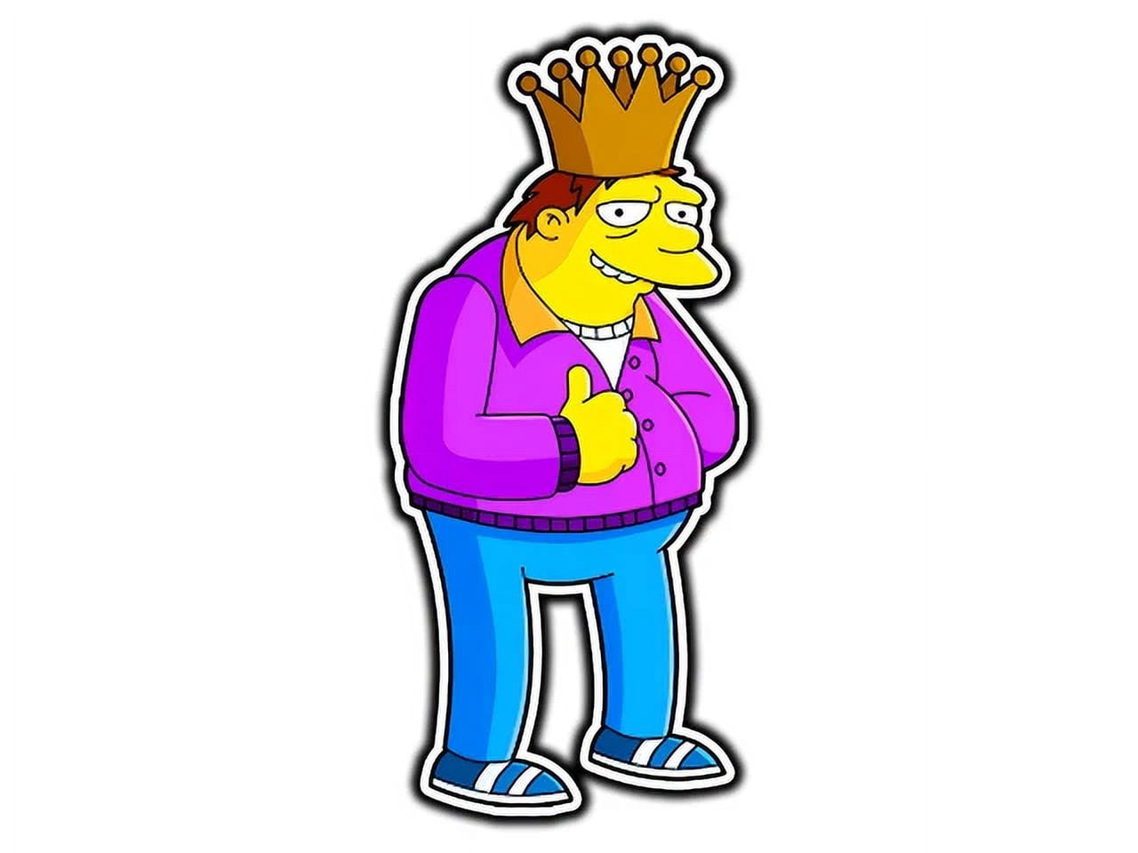 Plow King Barney Waterproof Sticker Phone Decal Water Bottle Stickers ...