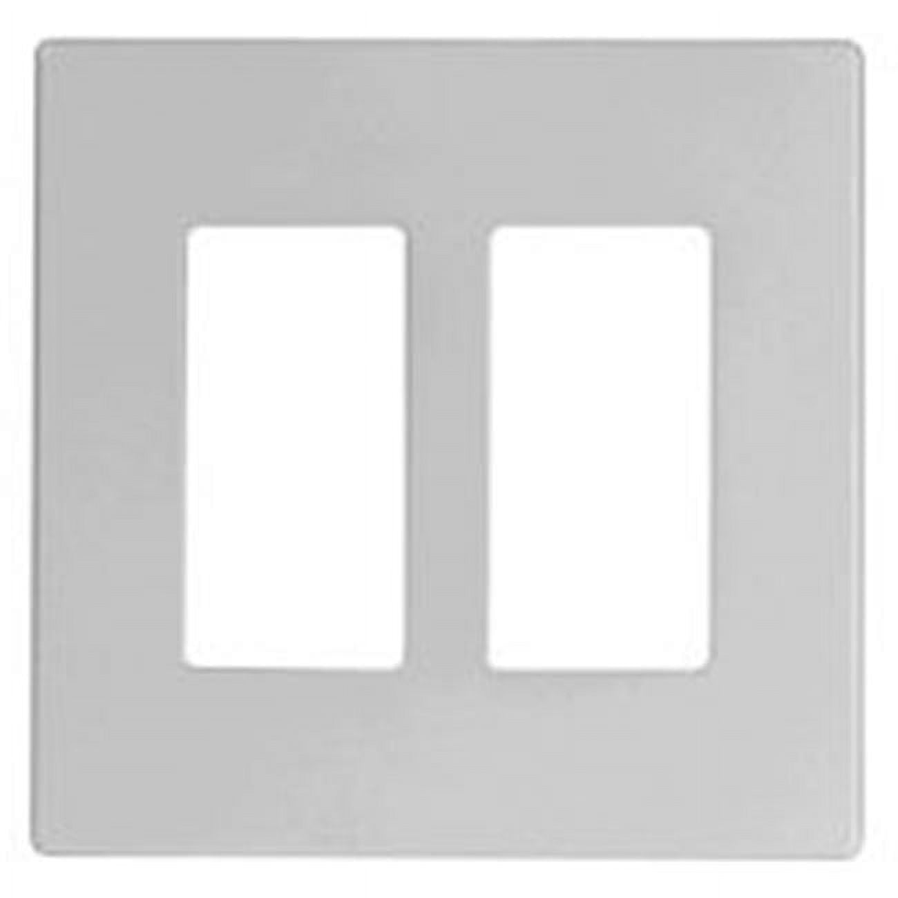 Cooper Wiring 4755054 Aspire 2 Gang Plate, White Satin - Walmart.com