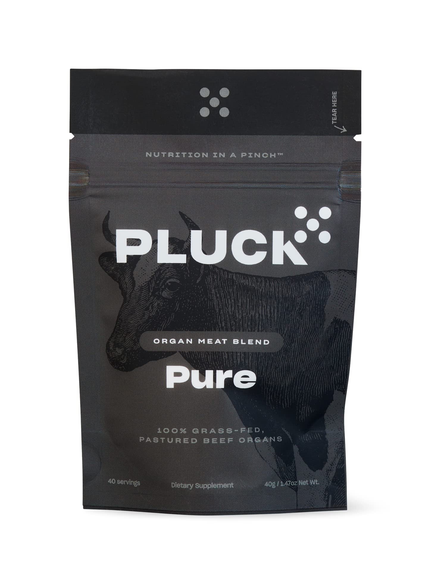 Pluck Pure | Beef SAF21 Organ Supplement Powder | From 100% Grass Fed ...