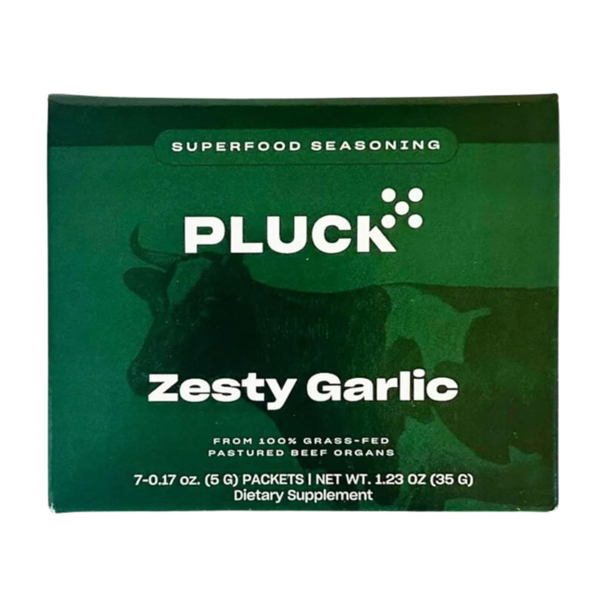 Pluck Zesty Garlic Organ SAF21 Meat Blend Seasoning Travel Pack | From ...