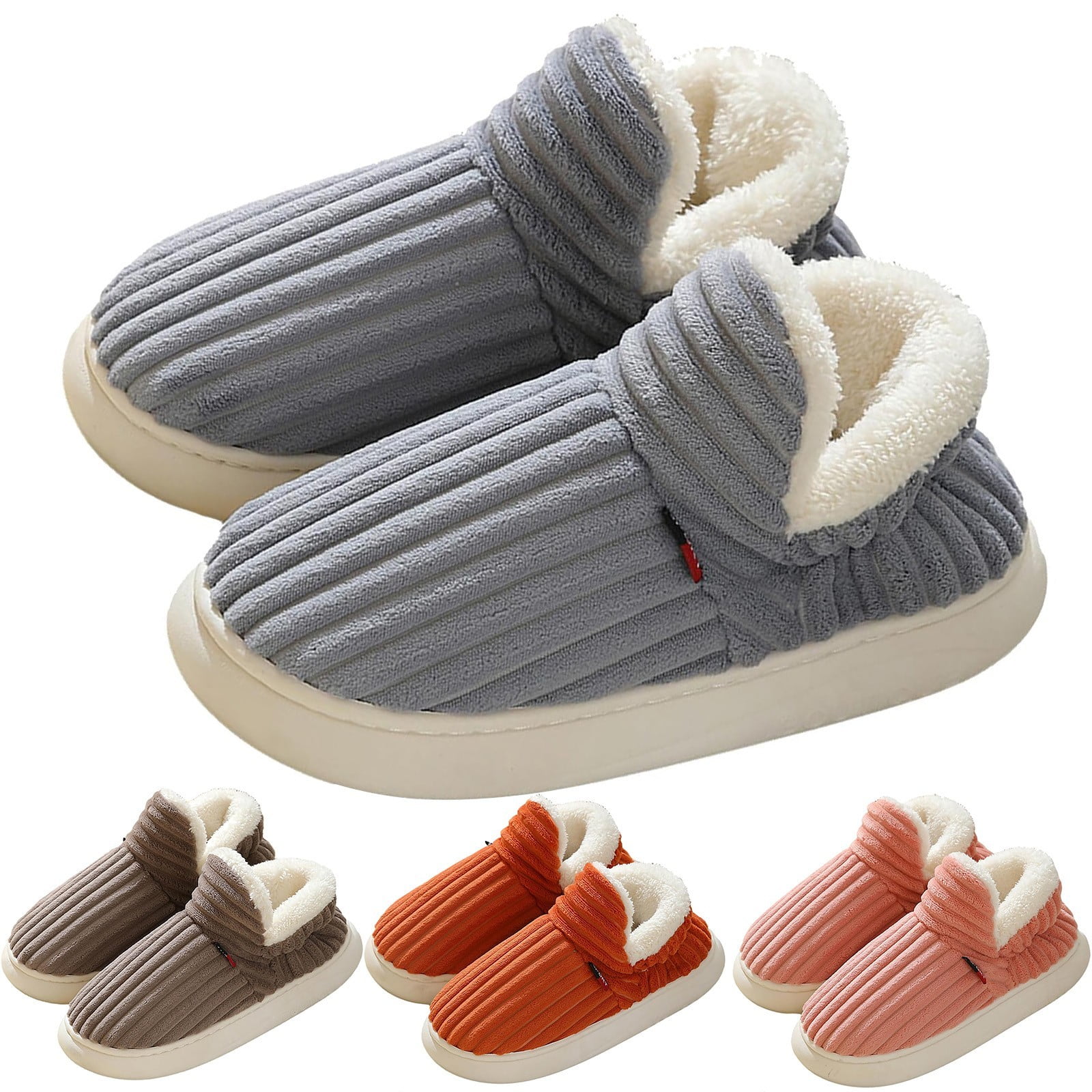 Pluffi Cozy Stylish Slipper, Pluffi Slipper Booties, Winter Fuzzy Warm ...