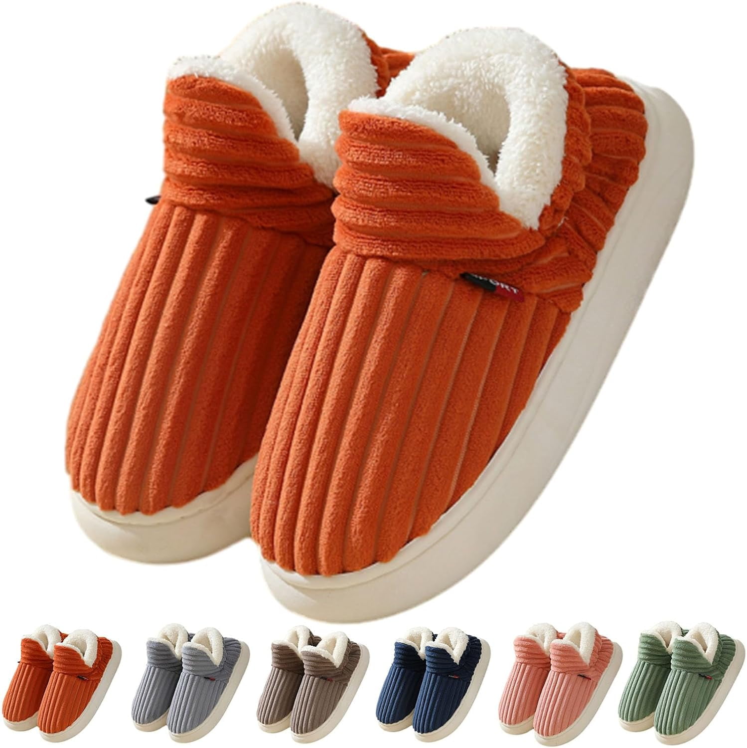 Pluffi Cozy Stylish Slipper, Pluffi Slipper Booties, Winter Fuzzy Warm ...