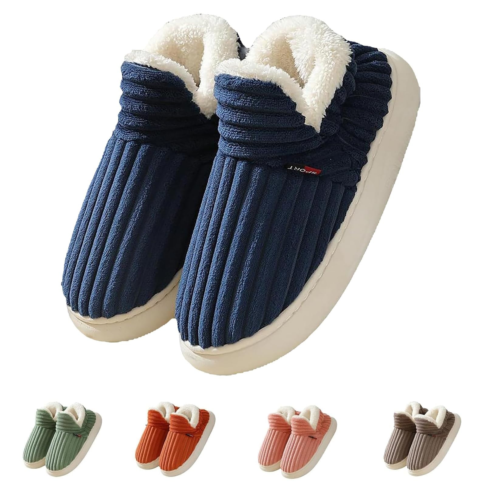 Pluffi Slipper Booties, 2025 New The Cozy Stylish Slipper, Warm Plush ...