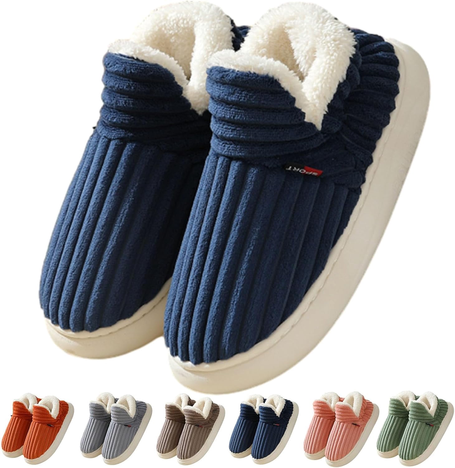 Pluffi Slipper Booties,Pluffi Cozy Stylish Slipper,Winter Fuzzy Warm ...