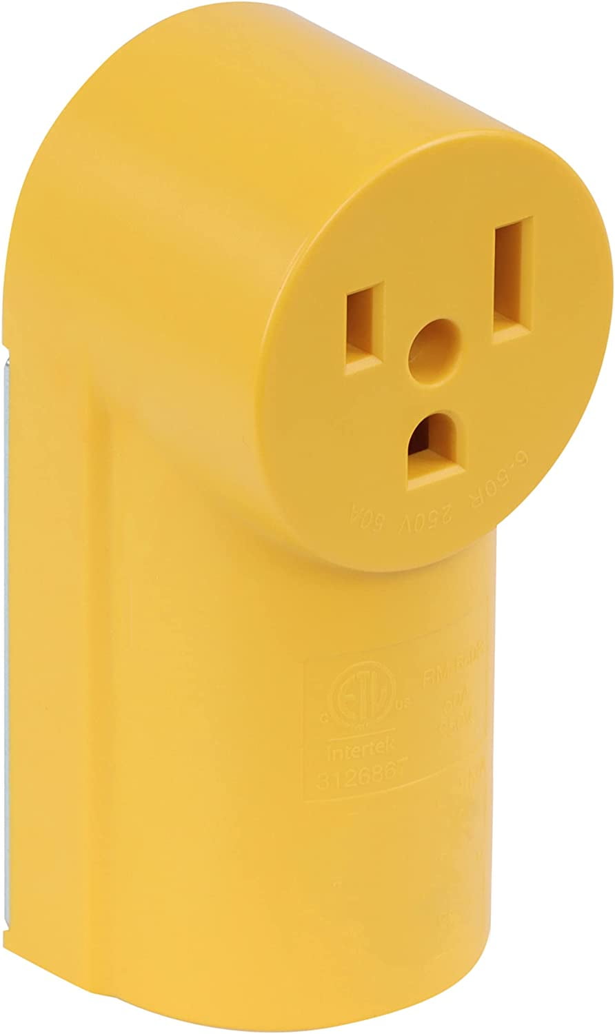 Plug 50 AMP - 250 Voltage Wall Outlet Exteder Female Electrical Adapter ...