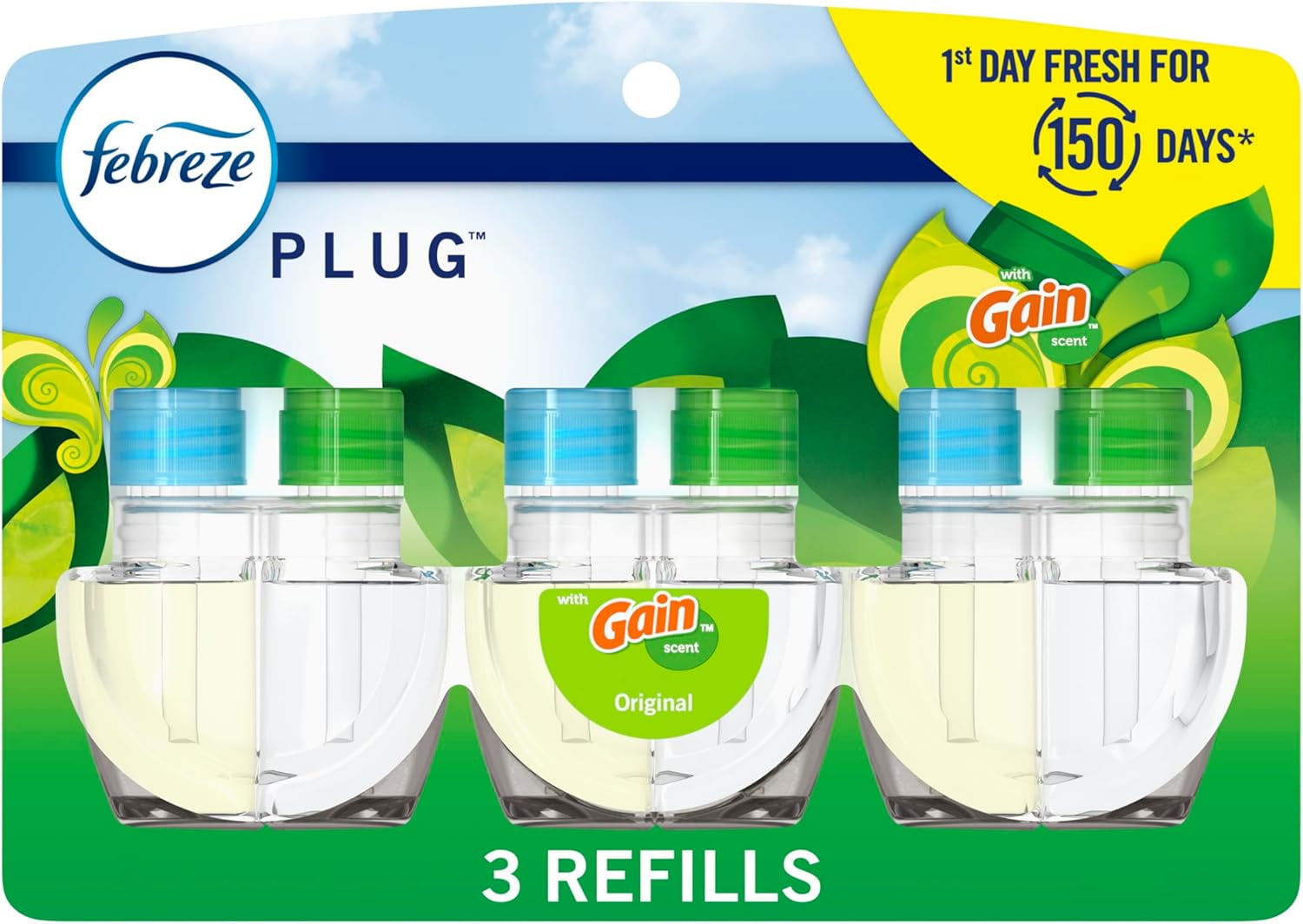 Plug In Air Freshener, Odor-Fighting Scented Oil Refill, Air Fresheners ...