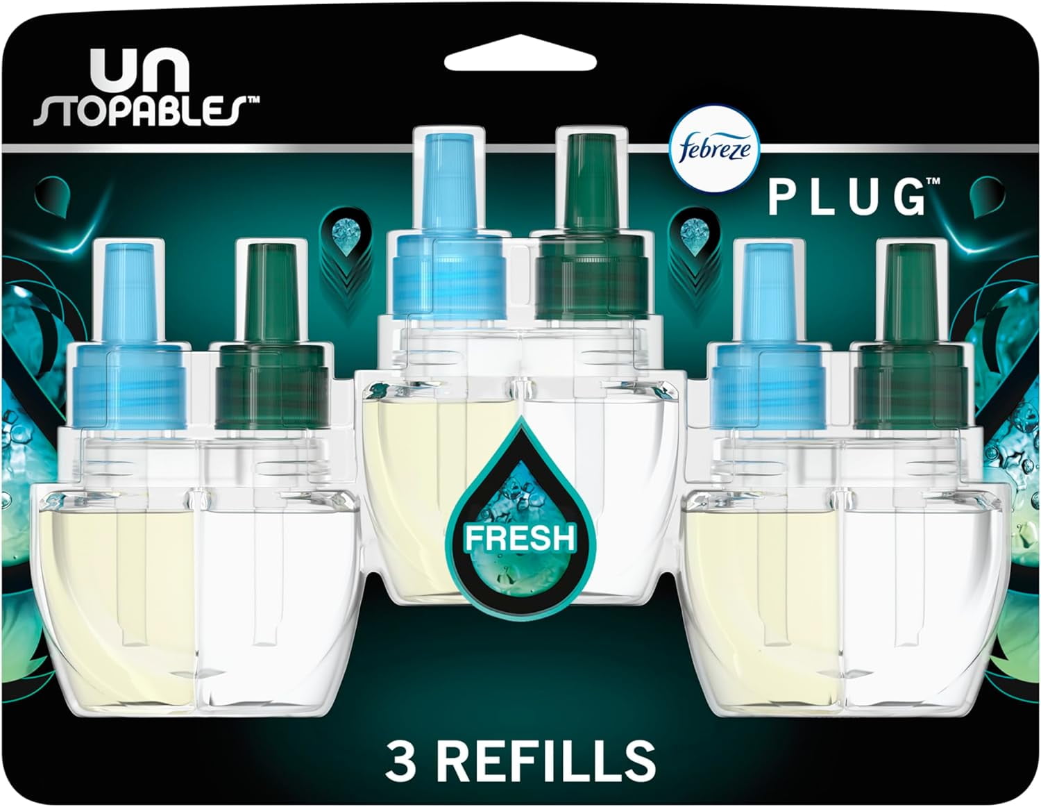 Plug in Air Freshener Odor-Fighting Scented Oil Refill for Home and ...