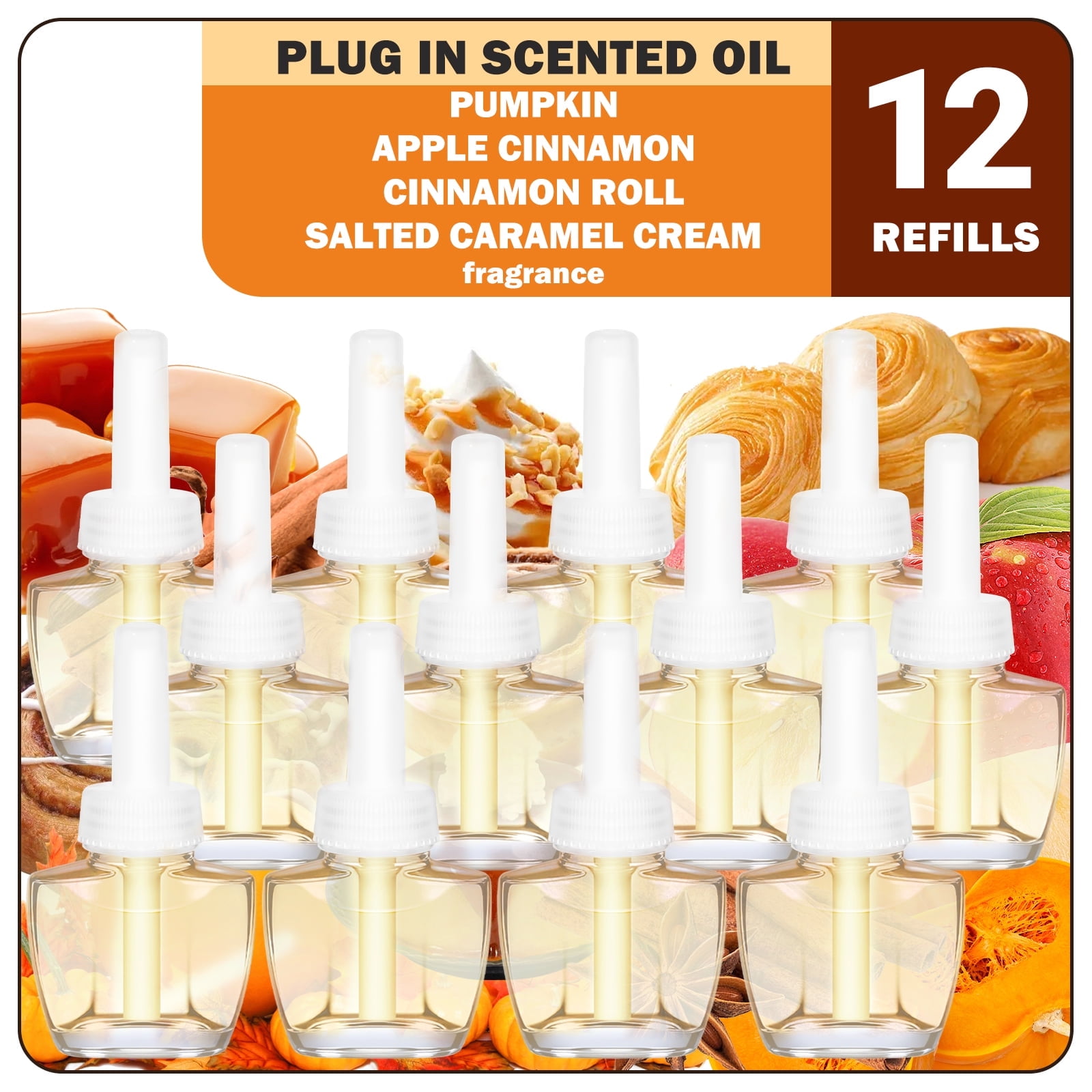 Plug In Air Fresheners, 12 Refills For Home and Bathroom, Compatible ...