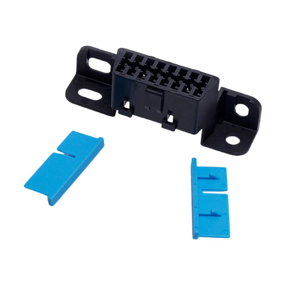 Plug And Blue Insert For Obd2 16pin/Pin Female Connector Black For Obd ...