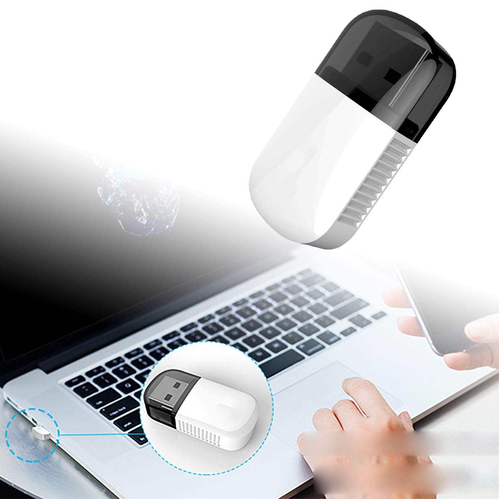 Plug And Play 5G Band 600M Wireless Network Card, Dual-Band 2.4G+5G ...