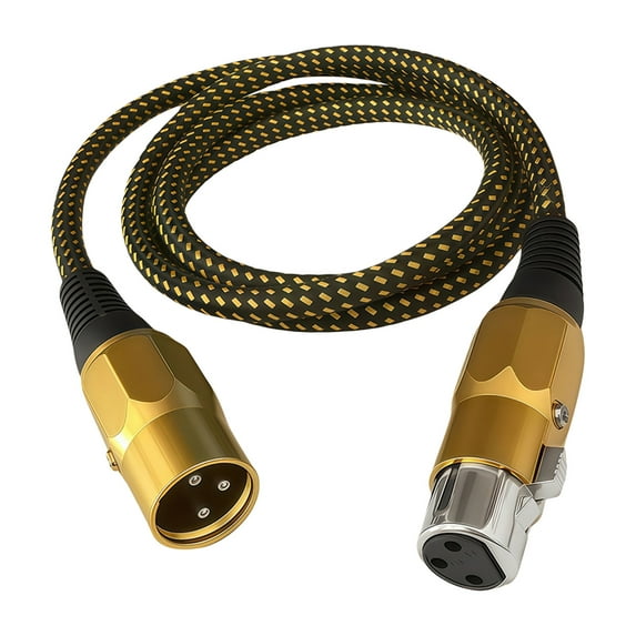 Plug And Play XLR Cable XLR 3Pin Microphone Cable Braided Nylon ...