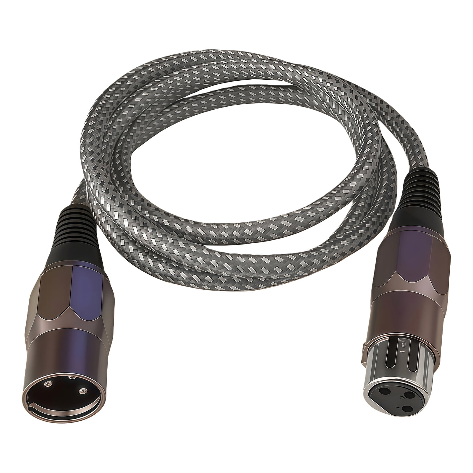 Plug And Play XLR Cable XLR 3Pin Microphone Cable Braided Nylon ...