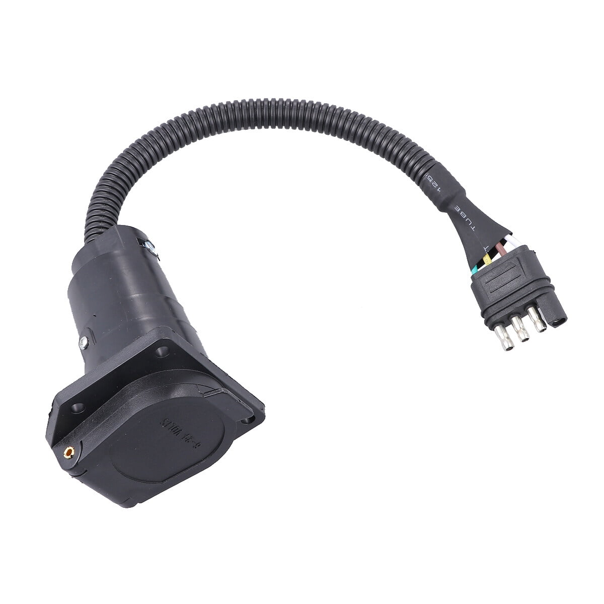 Plug Connector Trailer Adapter Tow Lights Hitches Portable American ...