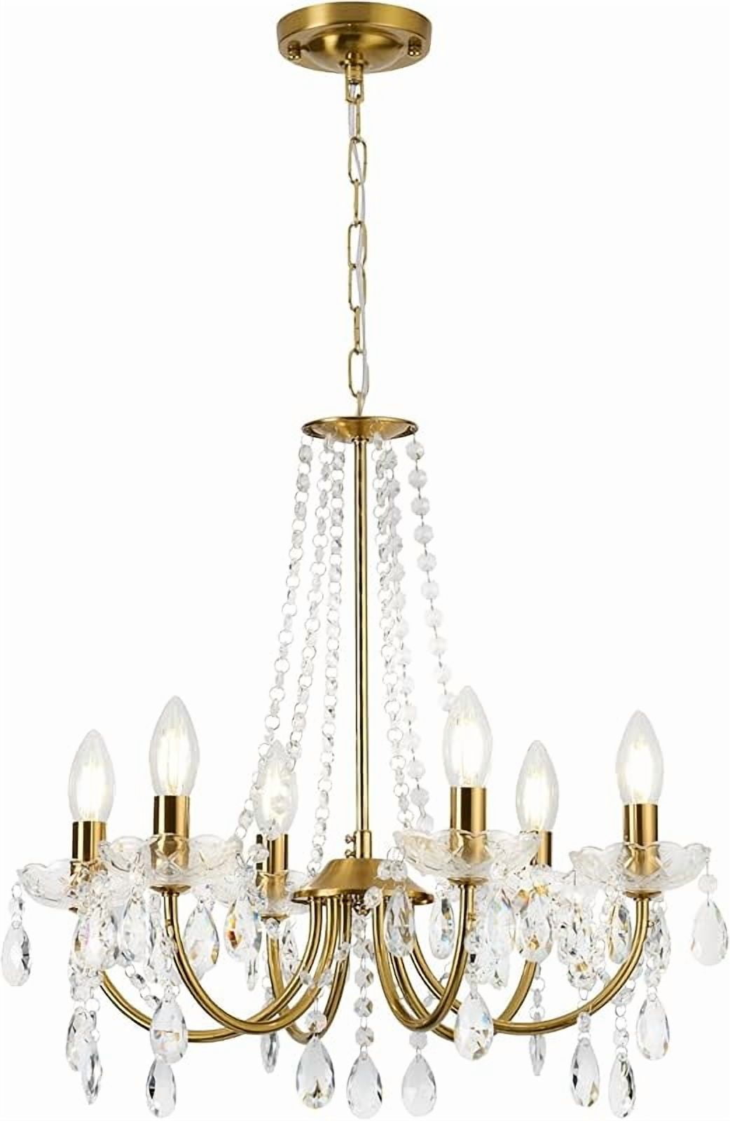 Crystal Plug In Chandelier
