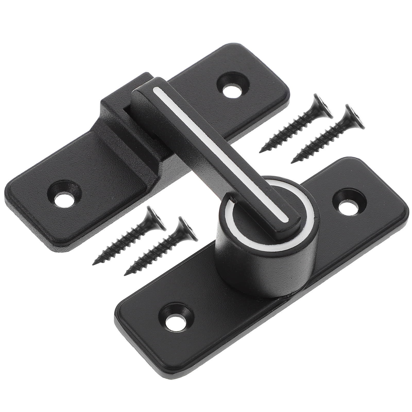 Plug Door Latch Screen Lock Locks Barn Surface Mounted No Punching Chic ...