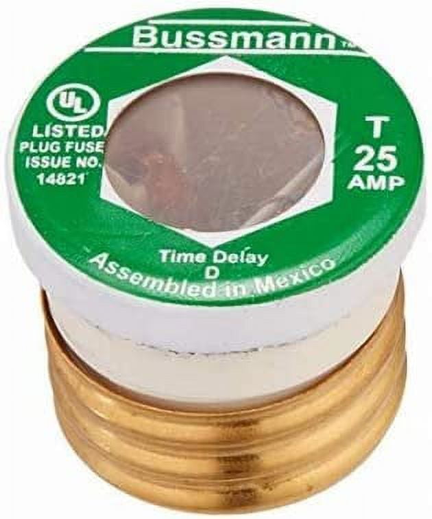 Plug Fuse, Type S, Time Delay, 25-Amp, 2-Pk. - Walmart.com