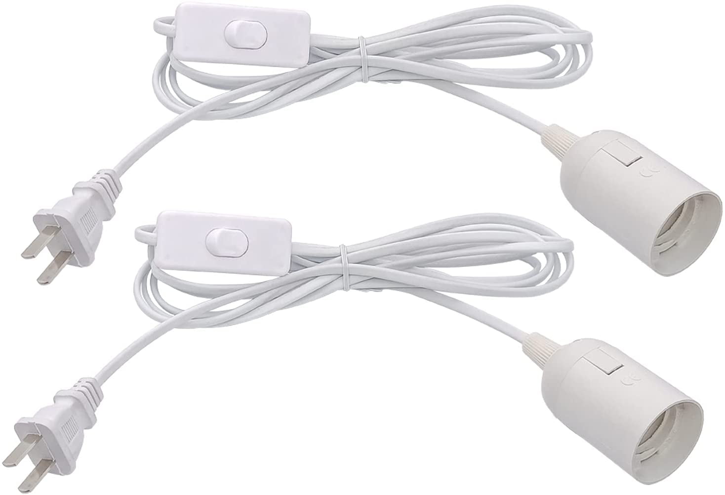 Plug in Hanging Light Kit, Retro Hanging Lights with Plug in Cord, E26 ...