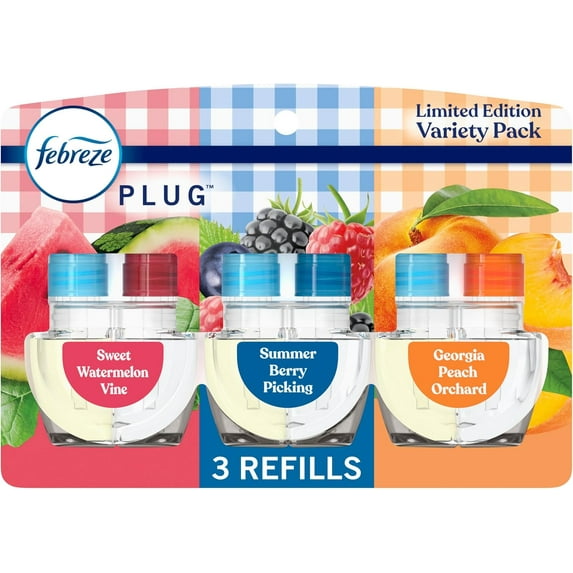 Plug In Air Freshener, Odor-Fighting Scented Oil Refill, Spring Fruit ...