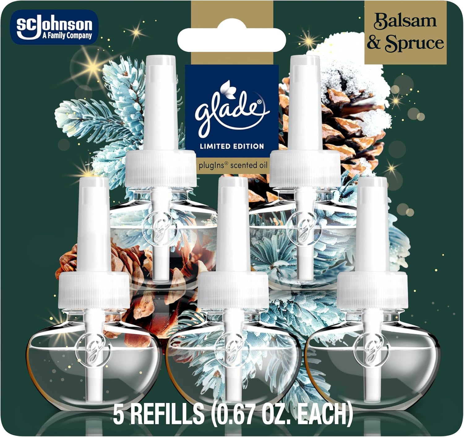 Plug In Air Freshener, Odor-Fighting Scented Oil Refill, Summer Golden ...