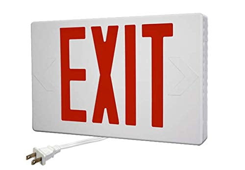 Plug In Exit Sign - Walmart.com