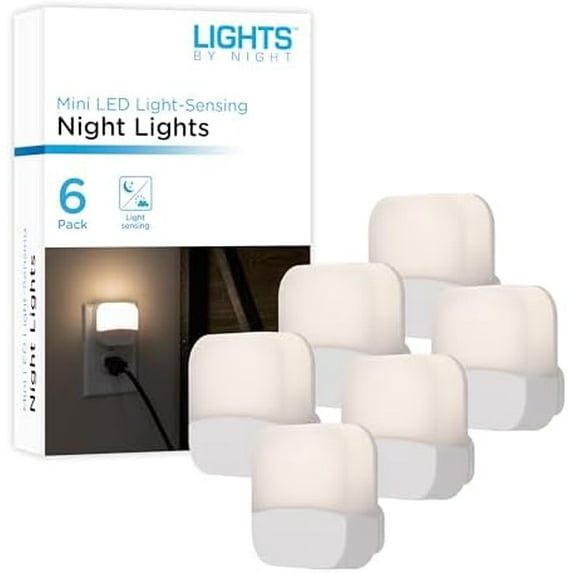Plug In Night Light Bedroom Decor Apartment Essentials LED Lights ...