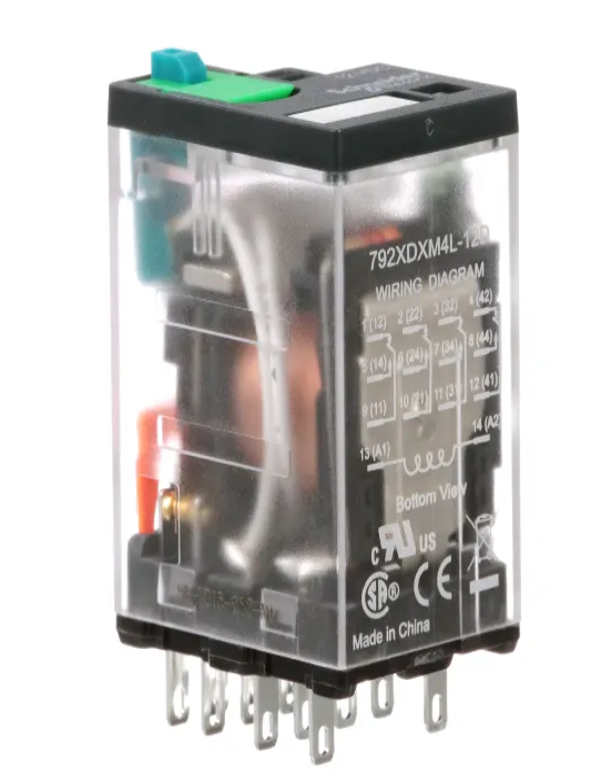 Plug In Relay, 14 Pins, Square, 12VDC - Walmart.com