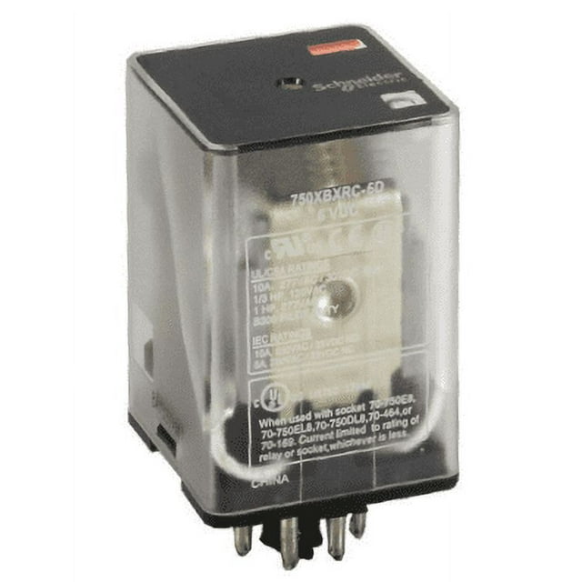 Plug In Relay, 8 Pins, Octal, 12Vdc - Walmart.com