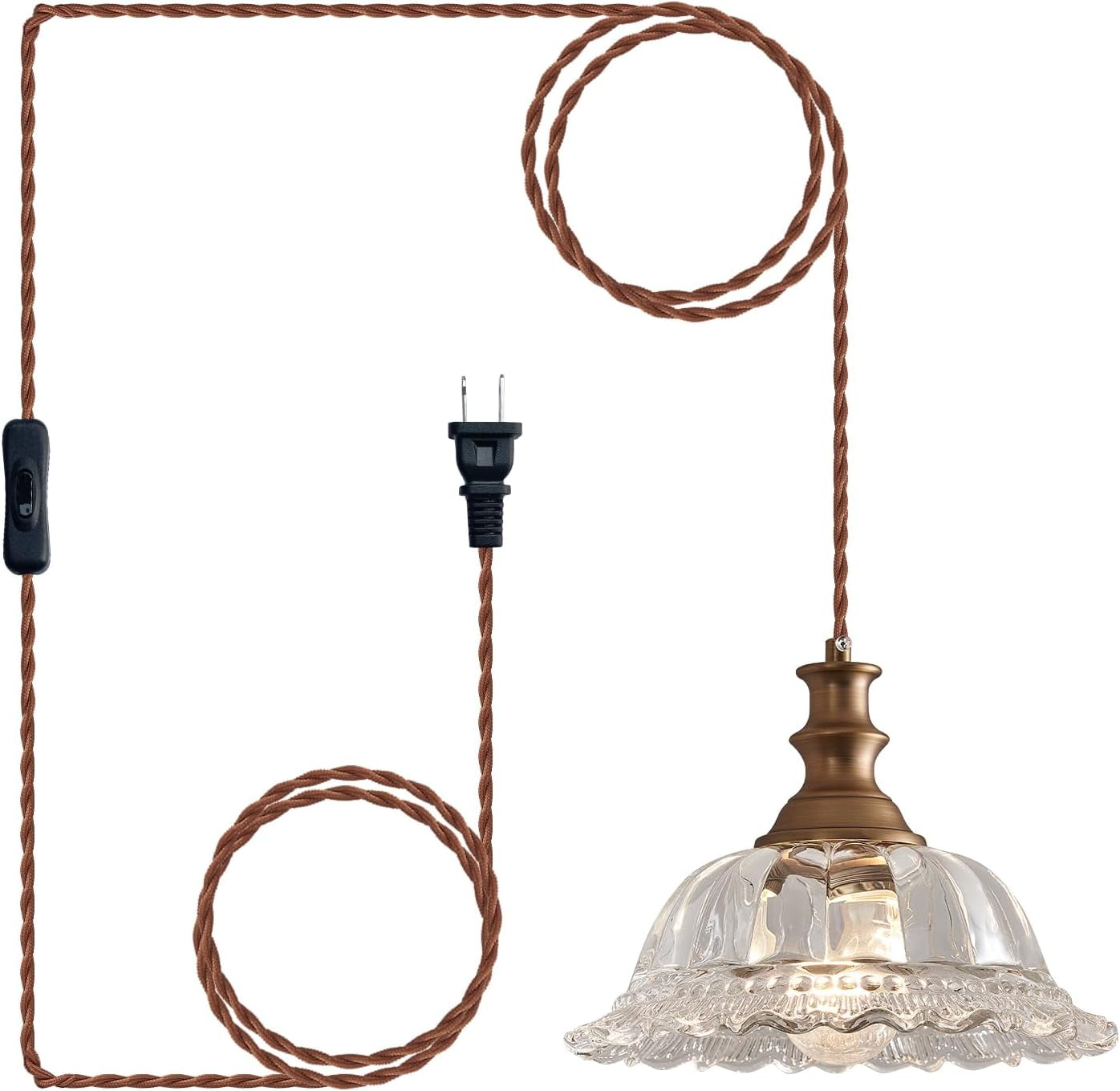 Plug in Pendant Light Fixtures Vintage Pendant Lighting with Plug in ...